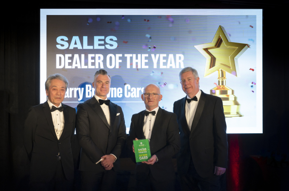 Dealer of The Year - Michael McBarron accepting the award on behalf of ...